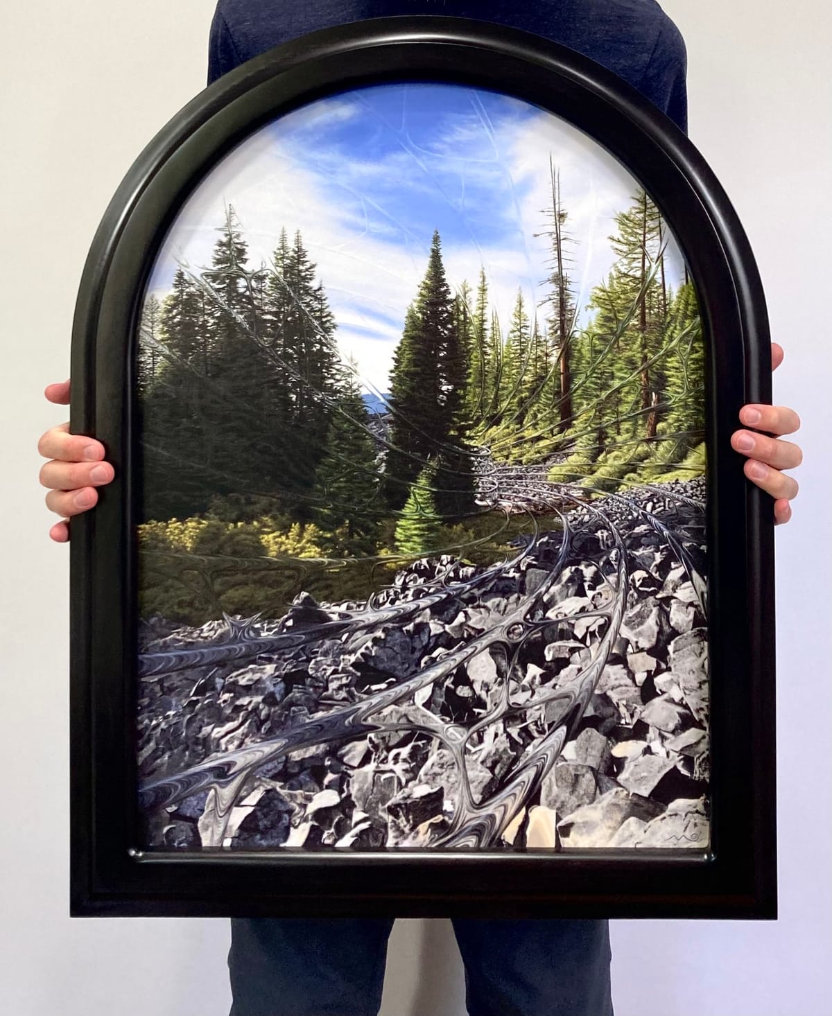 Distorted Landscape Paintings by Micah Ofstedahl: Visualizing Humanity ...